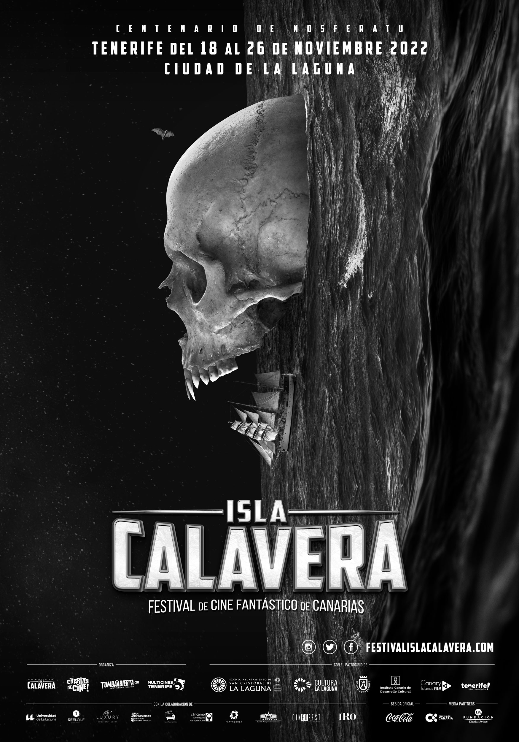 Cartel De La Película Las Calaveras Isla Calavera. Susana Vallejo