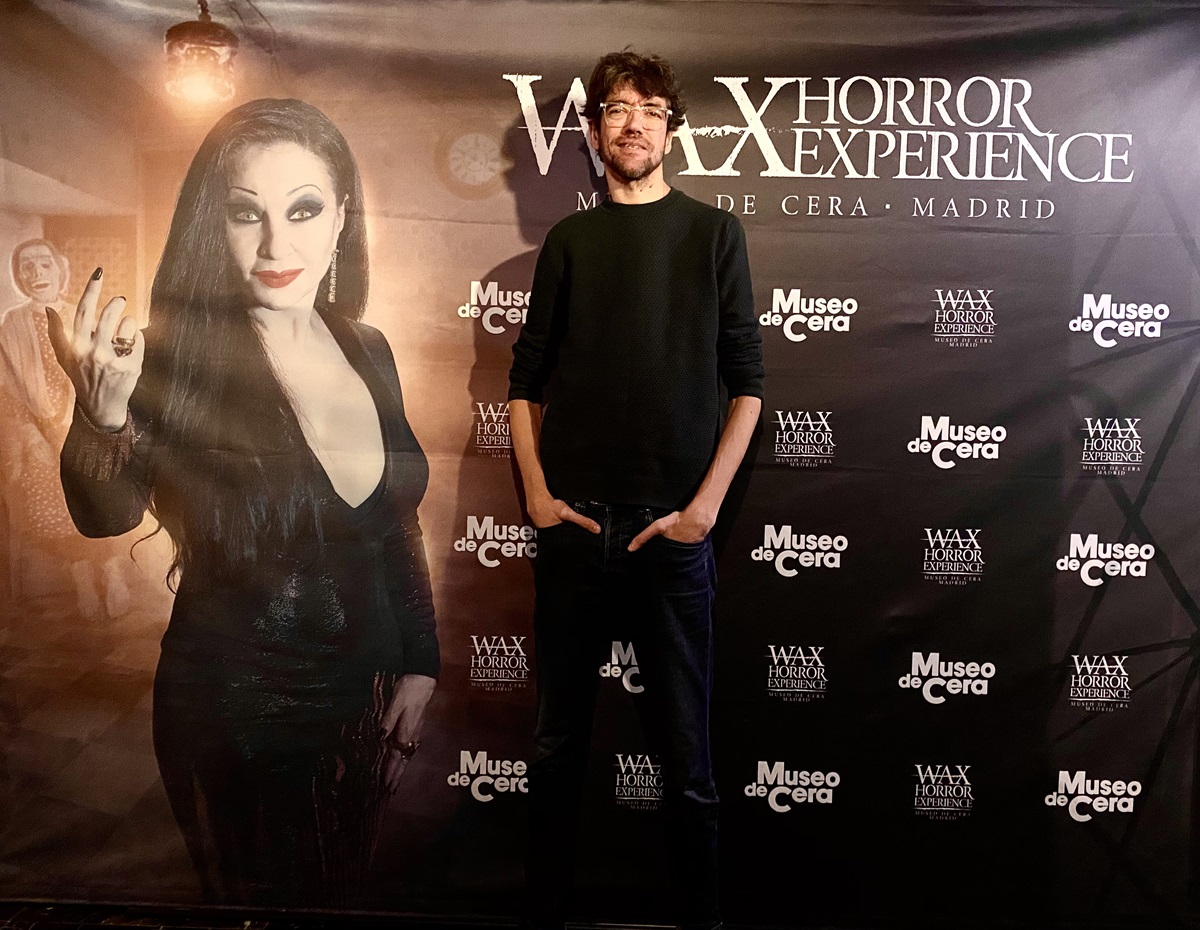 Javier Botet presenta la nueva figura de terror del Museo de Cera de Madrid